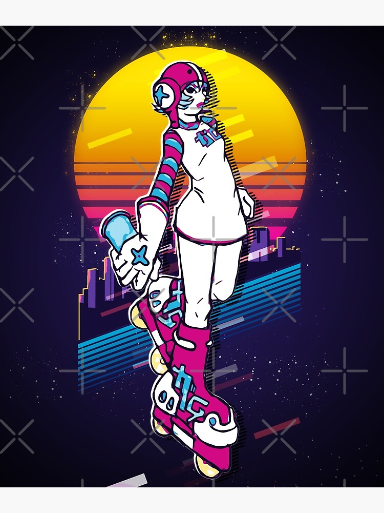 "Jet Set Radio - Gum *80s retro*" Art Print for Sale by MyRetroArt ...