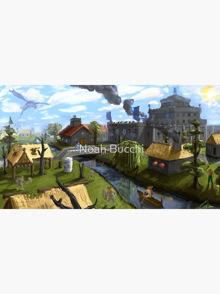 "Lumbridge Painting" Poster for Sale by Bucchi | Redbubble