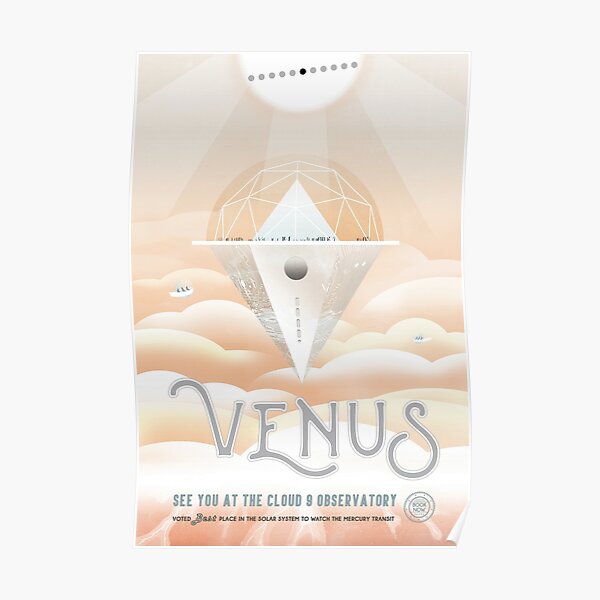 Poster « Vénus Retro Future Vintage », par memeasaurus | Redbubble