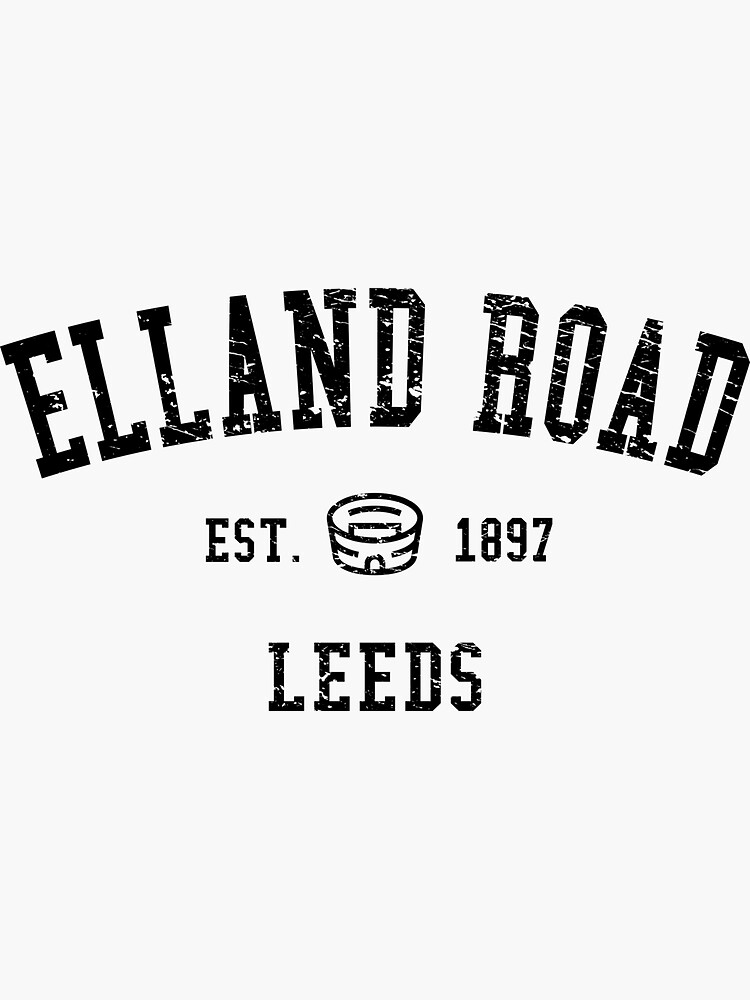 "Elland Road" Sticker for Sale by tfcfootball | Redbubble