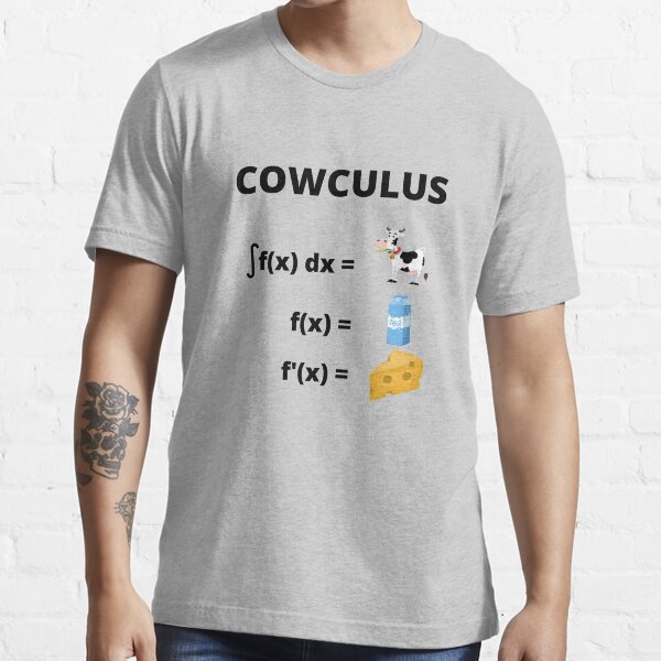 "Funny Cowculus Calculus f(x) dx Cow Milk Cheese Funny Math Meme, Funny ...