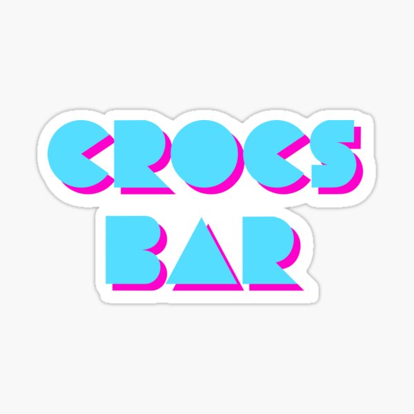 "Crocs Bar" Sticker by Yeaha | Redbubble