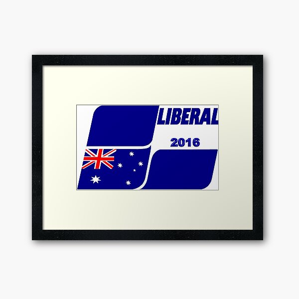 "Liberal Party of Australia Logo" Framed Art Print for Sale by ...