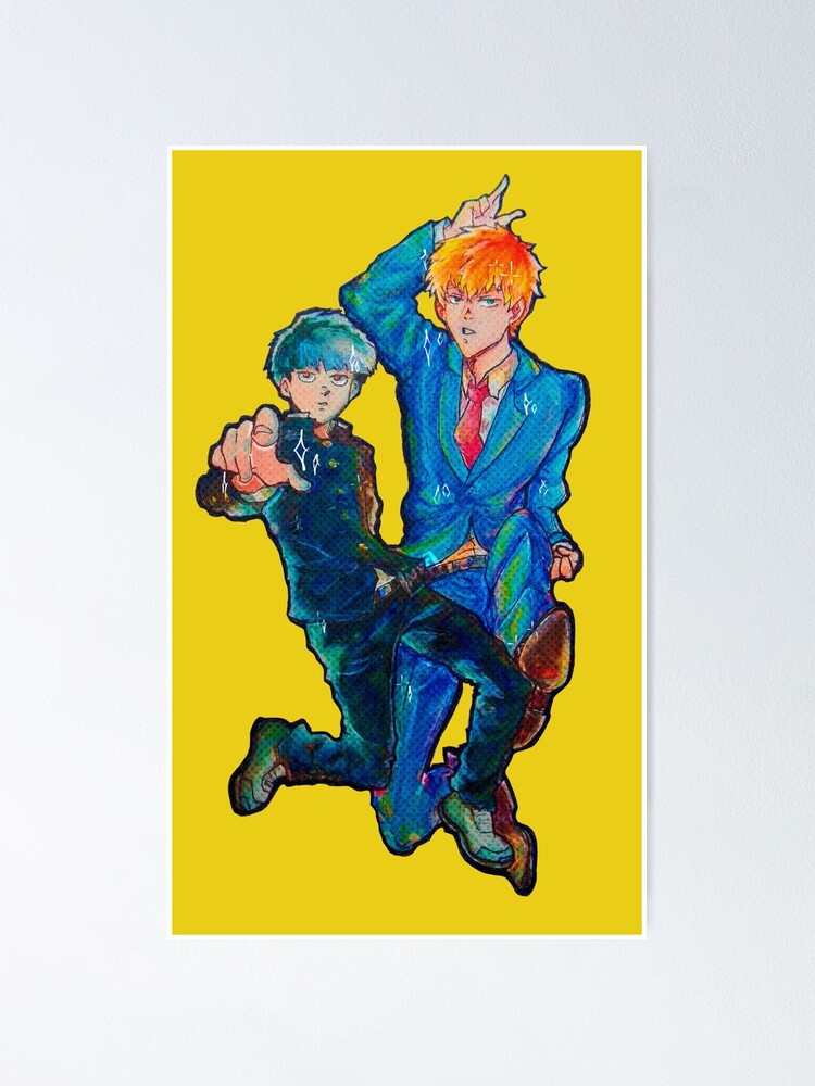 "Mob & Reigen (mp100) ver2" Poster for Sale by MxT-art16 | Redbubble