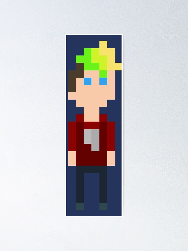 "Pixel Jack" Poster by FireElegy | Redbubble