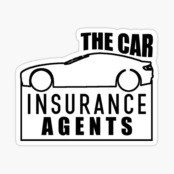 "Car Insurance Agents" Sticker for Sale by BasicWear | Redbubble