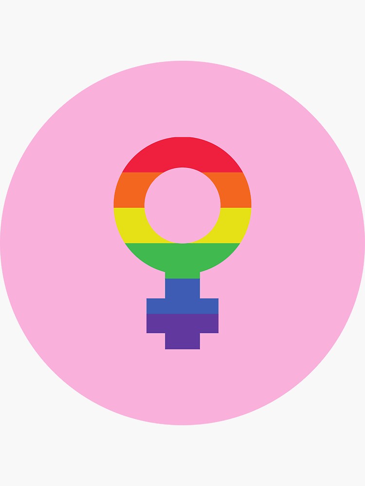 "LGBT Woman Sign" Sticker for Sale by Msmelaniedesign | Redbubble