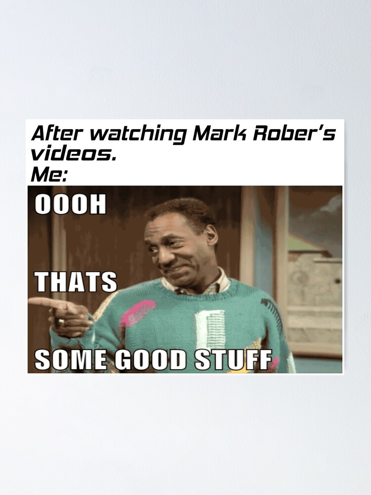 "Mark Rober Meme" Poster for Sale by Fashimation20 | Redbubble