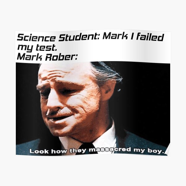 "Mark Rober Meme" Poster for Sale by Fashimation20 | Redbubble