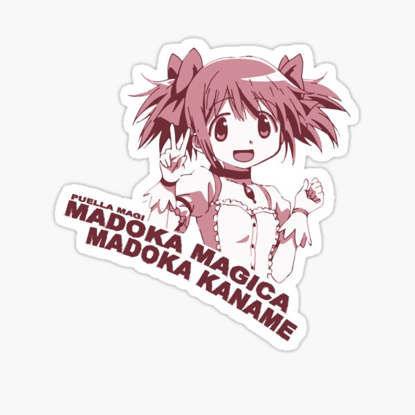 "Madoka Tri-Color" Sticker for Sale by ScottyDoo292 | Redbubble