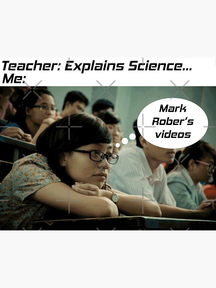 "Mark Rober Meme" Sticker by Fashimation20 | Redbubble