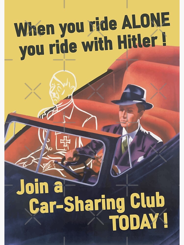 "Ride with Hitler" Photographic Print by Drakk-Art | Redbubble