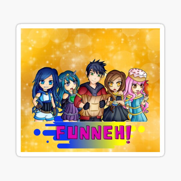 "it's funneh golden" Sticker for Sale by Thegames | Redbubble
