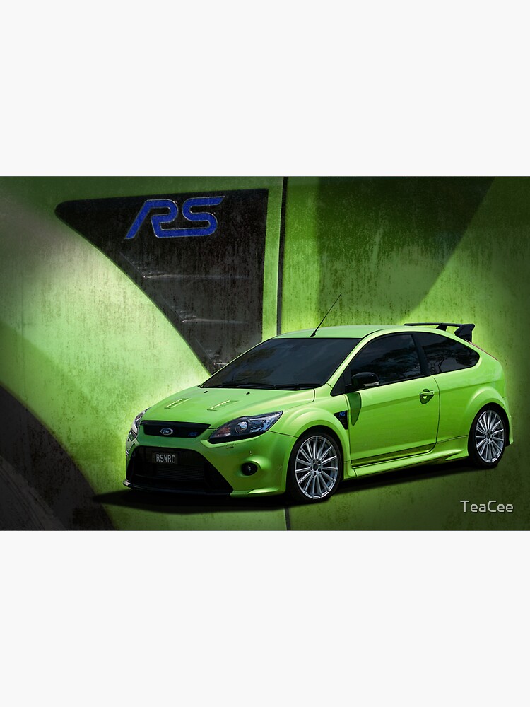 "Ford Focus RS" Sticker by TeaCee | Redbubble
