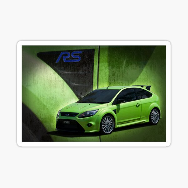 "Ford Focus RS" Sticker by TeaCee | Redbubble
