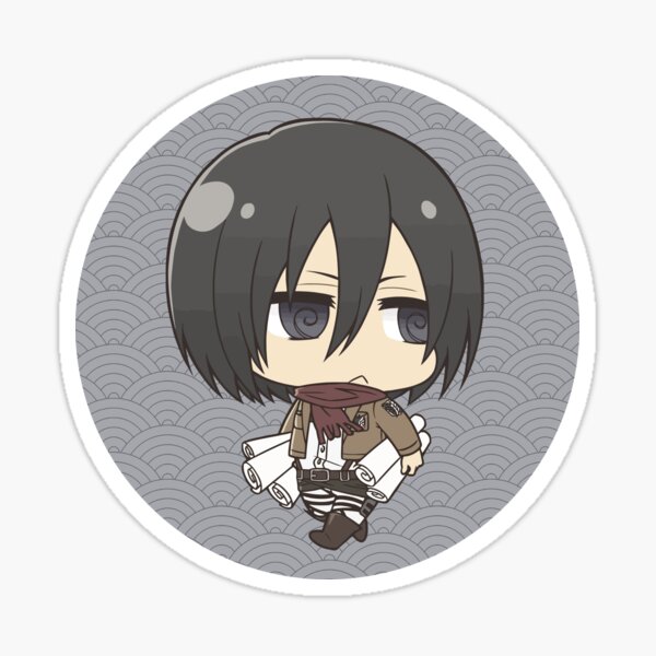 "Attack on Titan - Mikasa Ackerman" Sticker by Animania-AnimeS | Redbubble