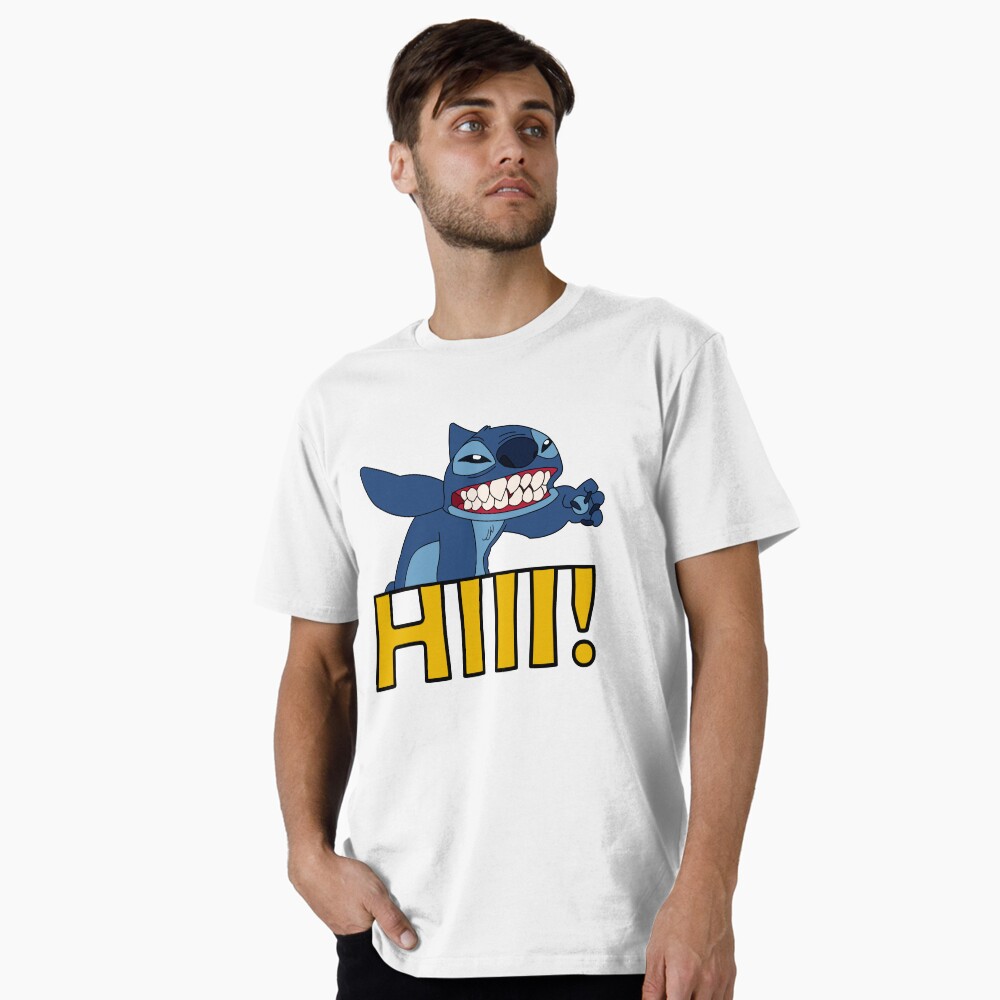 "Stitch Meme - Hiii !" Sticker for Sale by TheRedPrincess | Redbubble