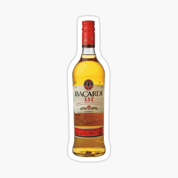 Sticker: Bacardi | Redbubble