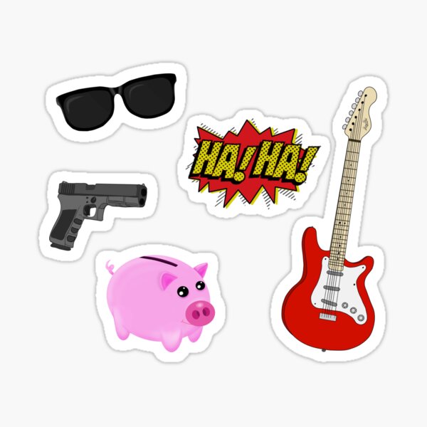 "Random Object Sticker Bundle" Sticker by DrawAHrt | Redbubble