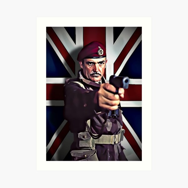 "Sean Connery SAS" Art Print by Drakk-Art | Redbubble