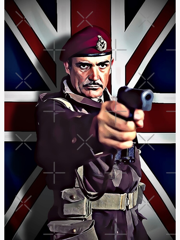"Sean Connery SAS" Art Print by Drakk-Art | Redbubble