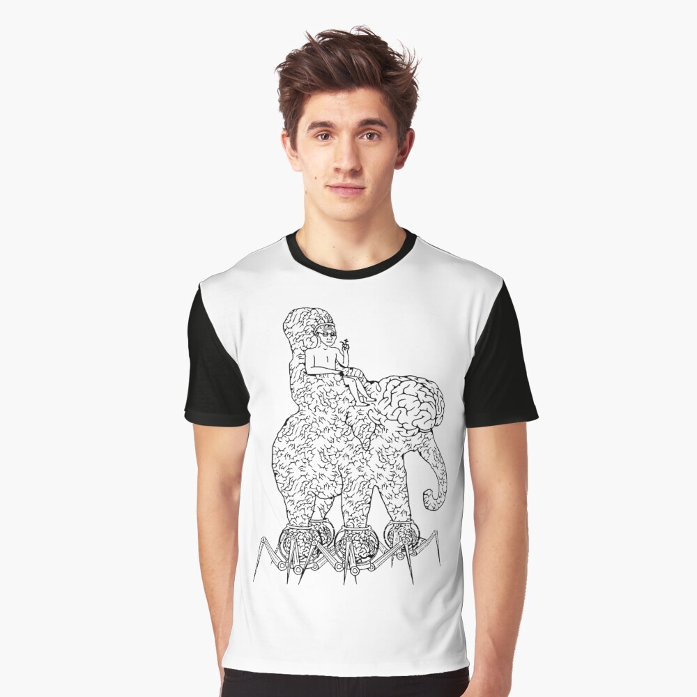 "Wojak Brain Walking On Brains Meme *HIGH QUALITY*" Poster for Sale by ...