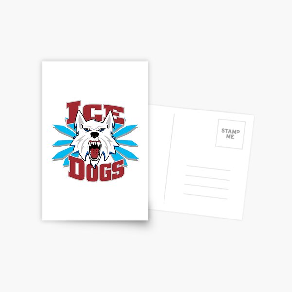 "Fairbanks Ice Dogs Logo" Postcard for Sale by Jillian Henriques ...