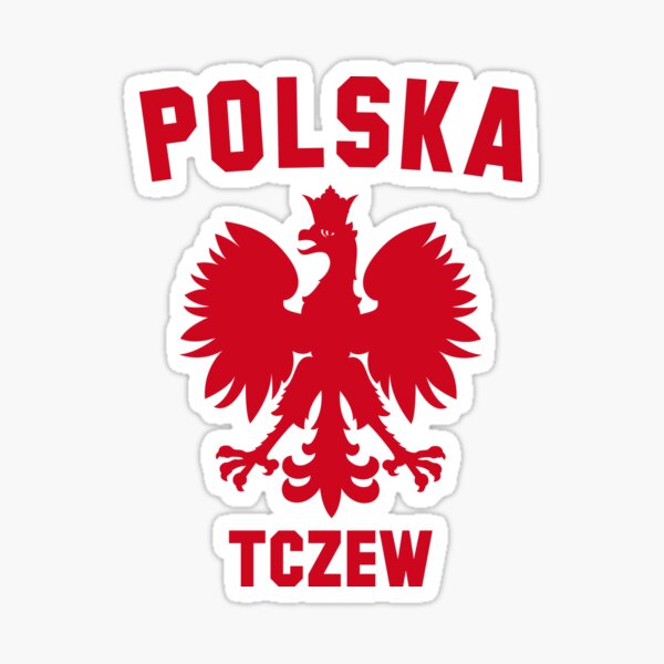 "POLSKA Coat of Arms I TCZEW" Sticker for Sale by eyesblau | Redbubble