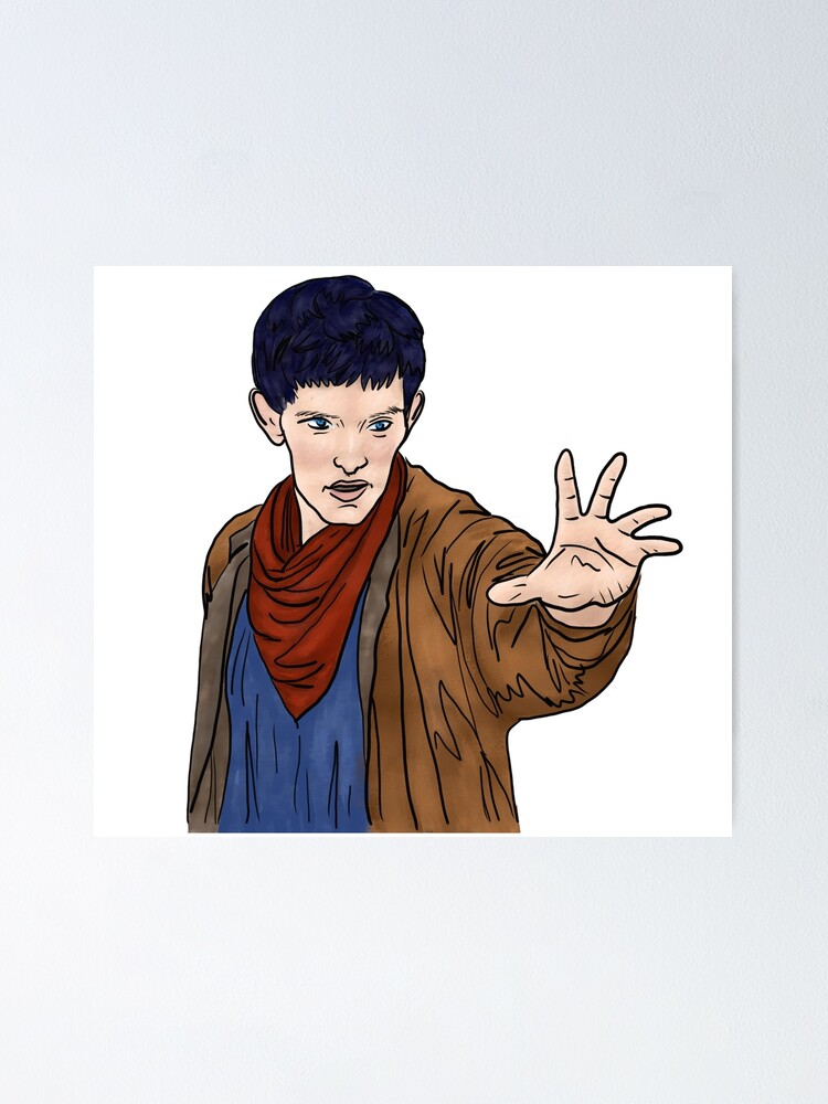 "Merlin doing the magic" Poster for Sale by alxandromeda | Redbubble