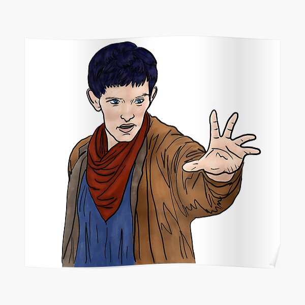 "Merlin doing the magic" Poster for Sale by alxandromeda | Redbubble