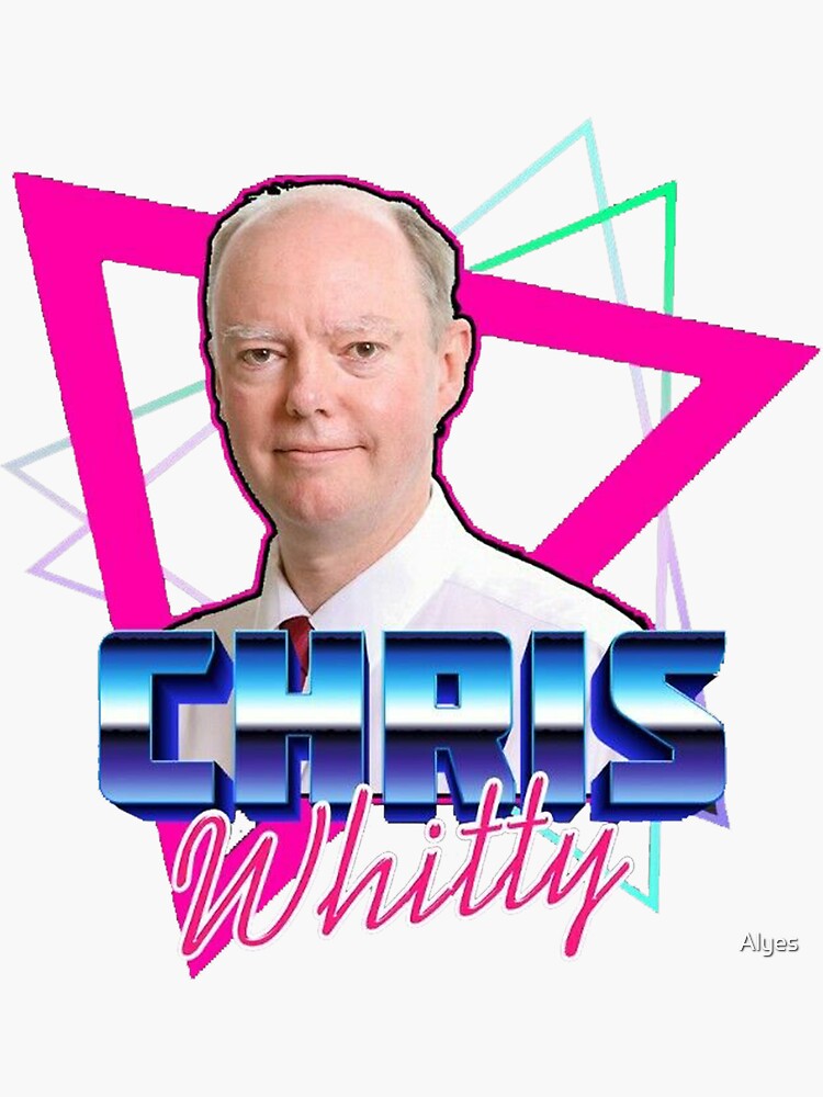 "Chris Whitty" Sticker by Alyes | Redbubble