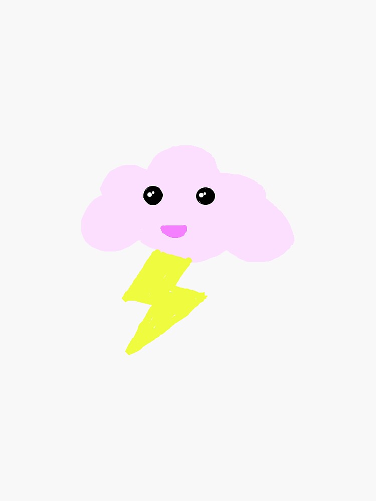 "pink cloud" Sticker for Sale by flora13 | Redbubble