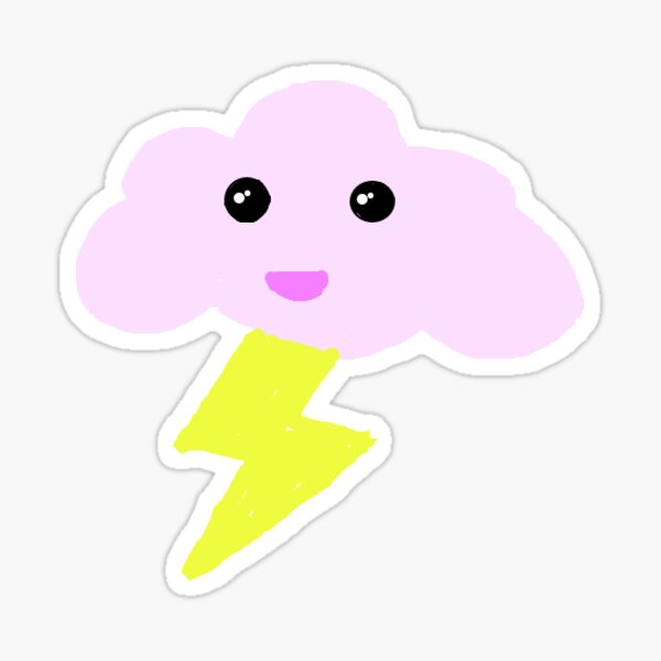 "pink cloud" Sticker for Sale by flora13 | Redbubble