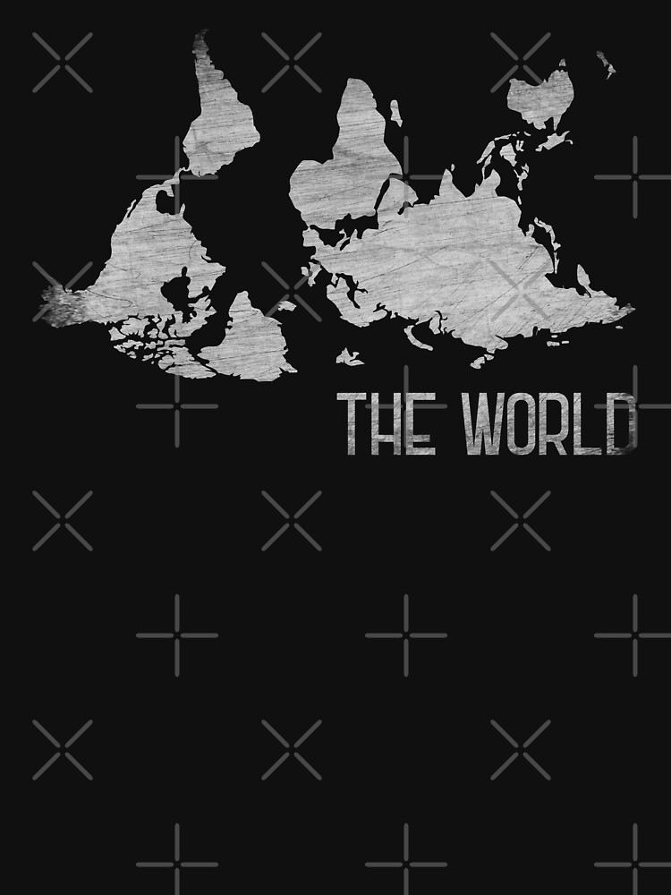 "funny confusing upside down world map" T-shirt for Sale by GCFULLA ...