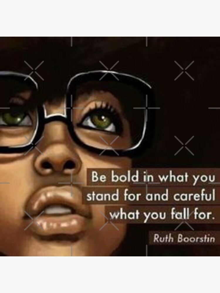 "Ruth Boorstin words" Sticker by kamikrison | Redbubble