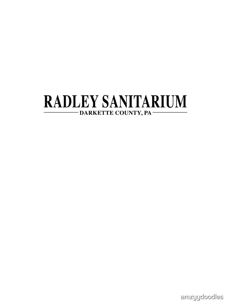 "Radley Sanitarium" iPhone Case for Sale by amzyydoodles | Redbubble