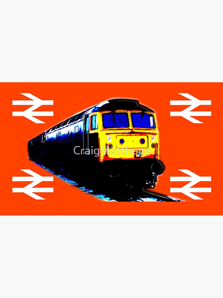"CLASS 47 LOCOMOTIVE" Sticker for Sale by CraigMatthews | Redbubble