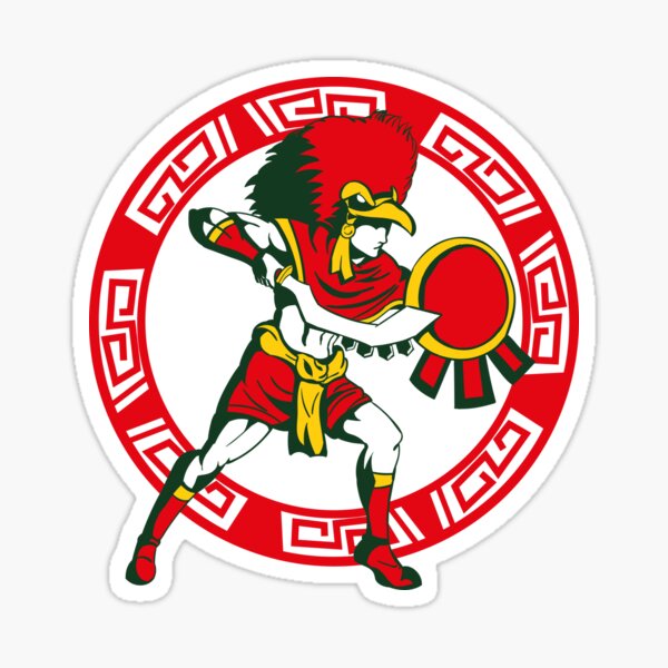 "Aztec Warrior" Sticker for Sale by josuecuervo48 | Redbubble
