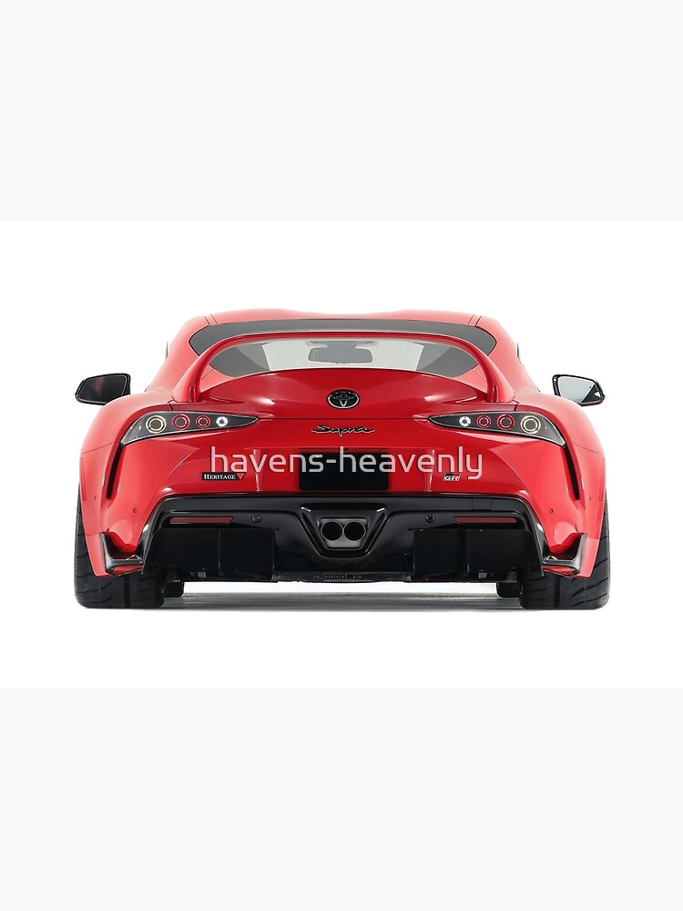 "2020 Red Toyota Supra GR Heritage Edition Rear" Poster for Sale by ...