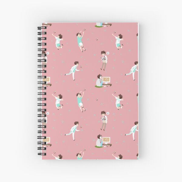"Oikawa Tooru Pattern - pink" Spiral Notebook for Sale by nanali ...