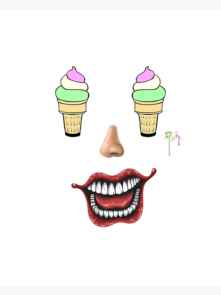 "Ice cream face" Art Print by placidbathwater | Redbubble