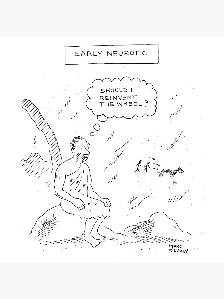 "Early Neurotic Cartoon" Sticker for Sale by MBpictures | Redbubble