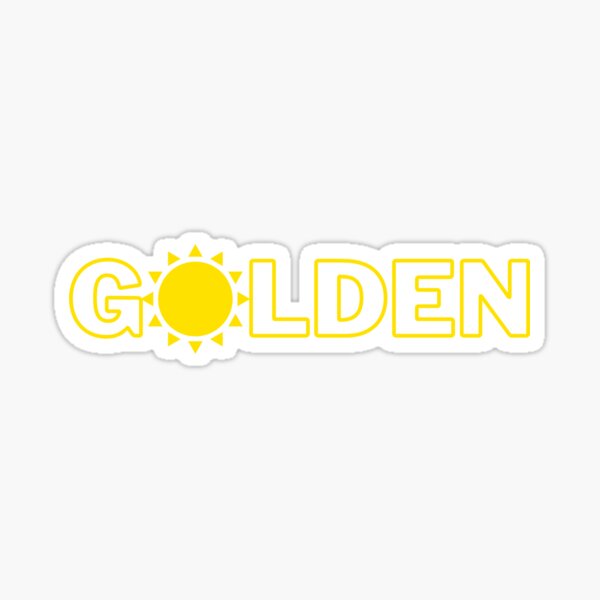 "Golden Harry Styles" Sticker for Sale by vashappeninhiba | Redbubble