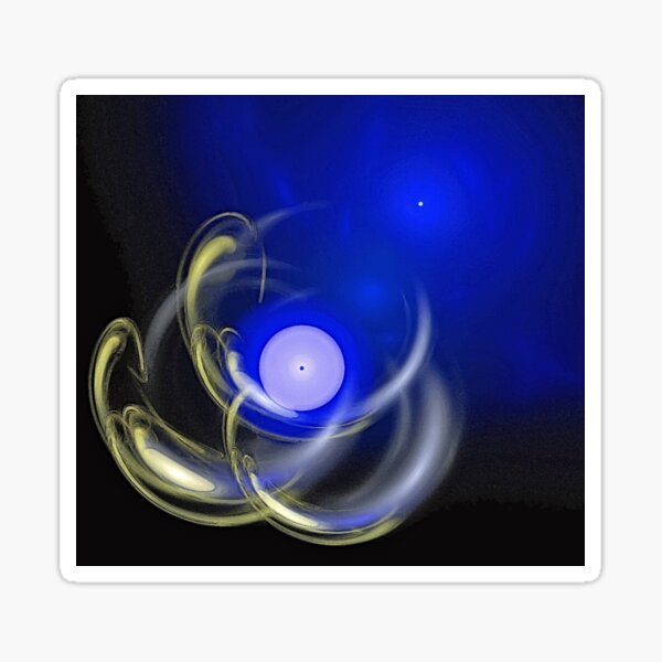 "Gravitational Pull" Sticker by glink | Redbubble