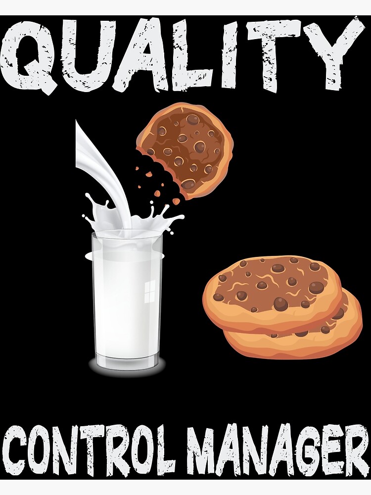 "Quality Control Manager chocolate milk" Poster for Sale by LANANIL ...