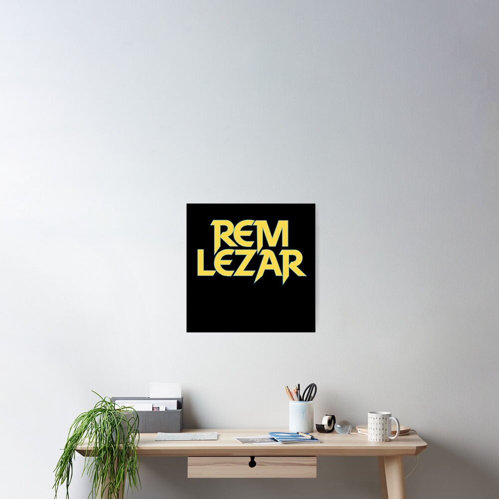 Póster «Logotipo de Rem Lazar» de DBWDesigns101 | Redbubble
