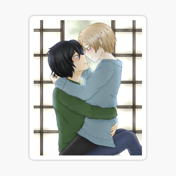 "TanuNatsu Embrace" Sticker for Sale by Kanamizaki | Redbubble