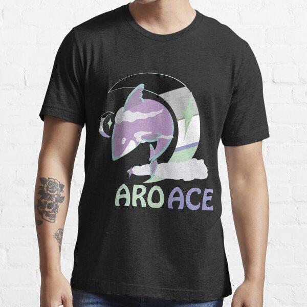 "AroAce Pride Sky Shark" T-shirt by GalaxyCentaur | Redbubble