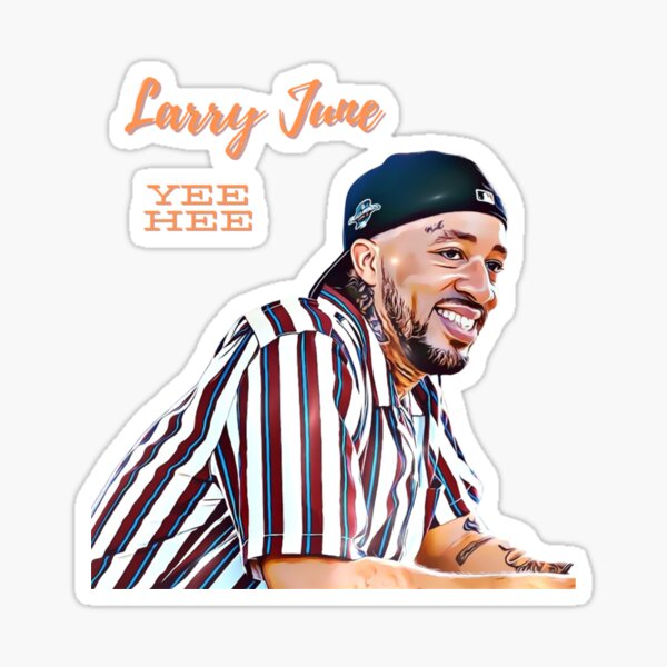 "Larry June Yee Hee" Sticker for Sale by 89129graphics | Redbubble