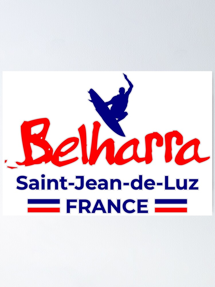 "Belharra Surf Break, France" Poster for Sale by Kiwidom | Redbubble